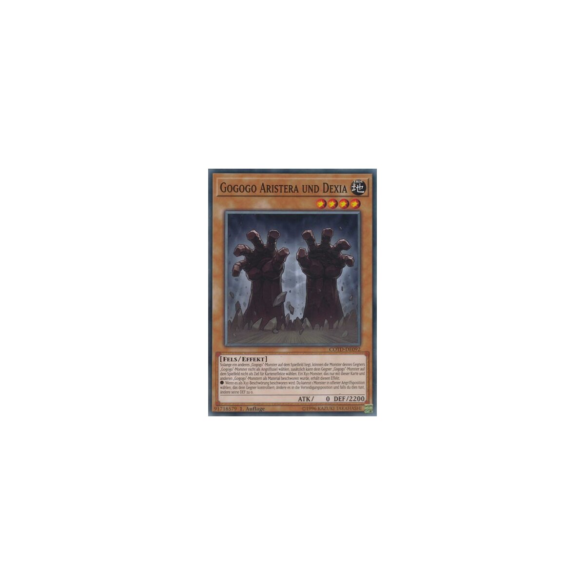 COTD-DE092 - Gogogo Aristera und Dexia - 1. Auflage, 0,09
