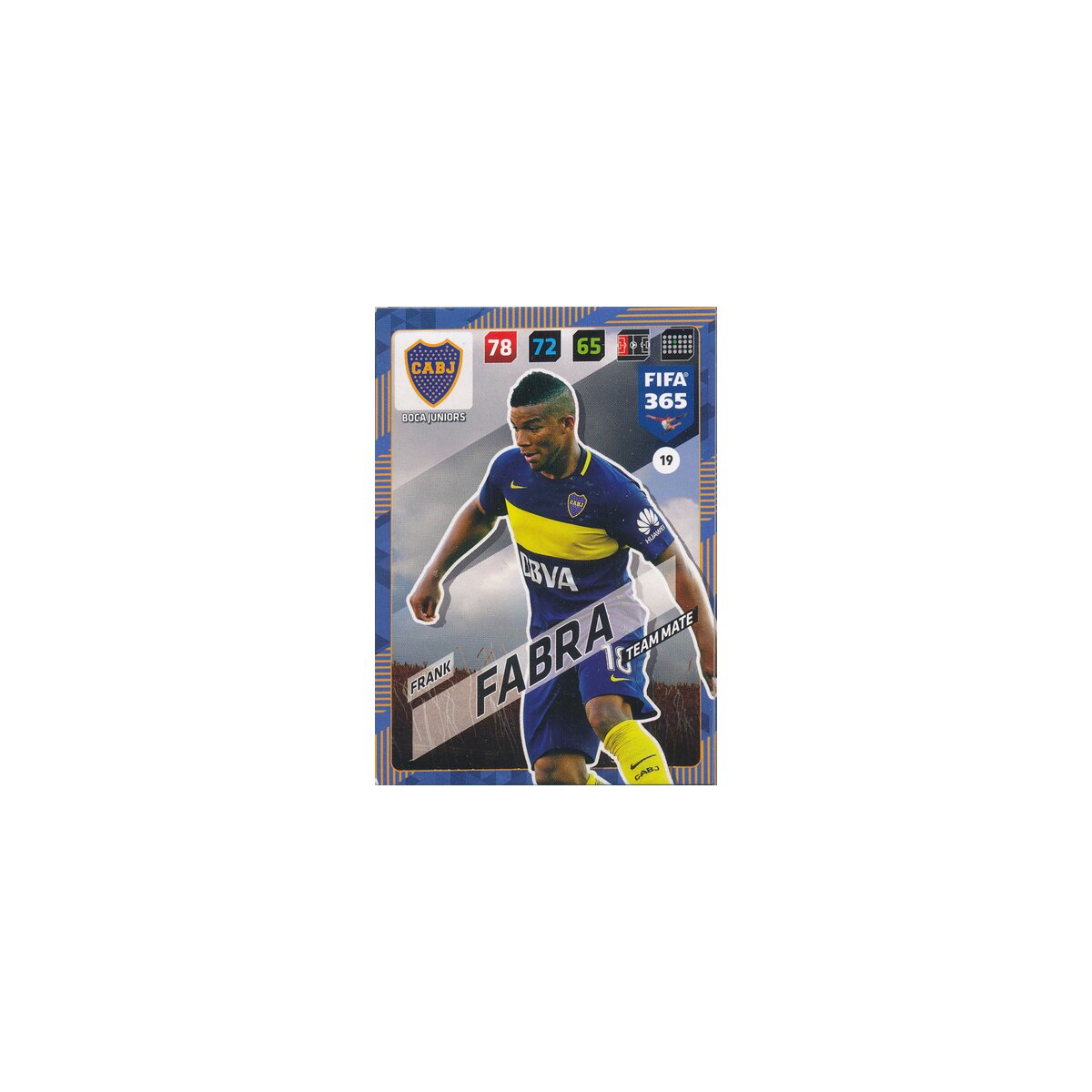 Fifa 365 Cards 2018 - 019 - Frank Fabra - Boca Juniors, 0,39