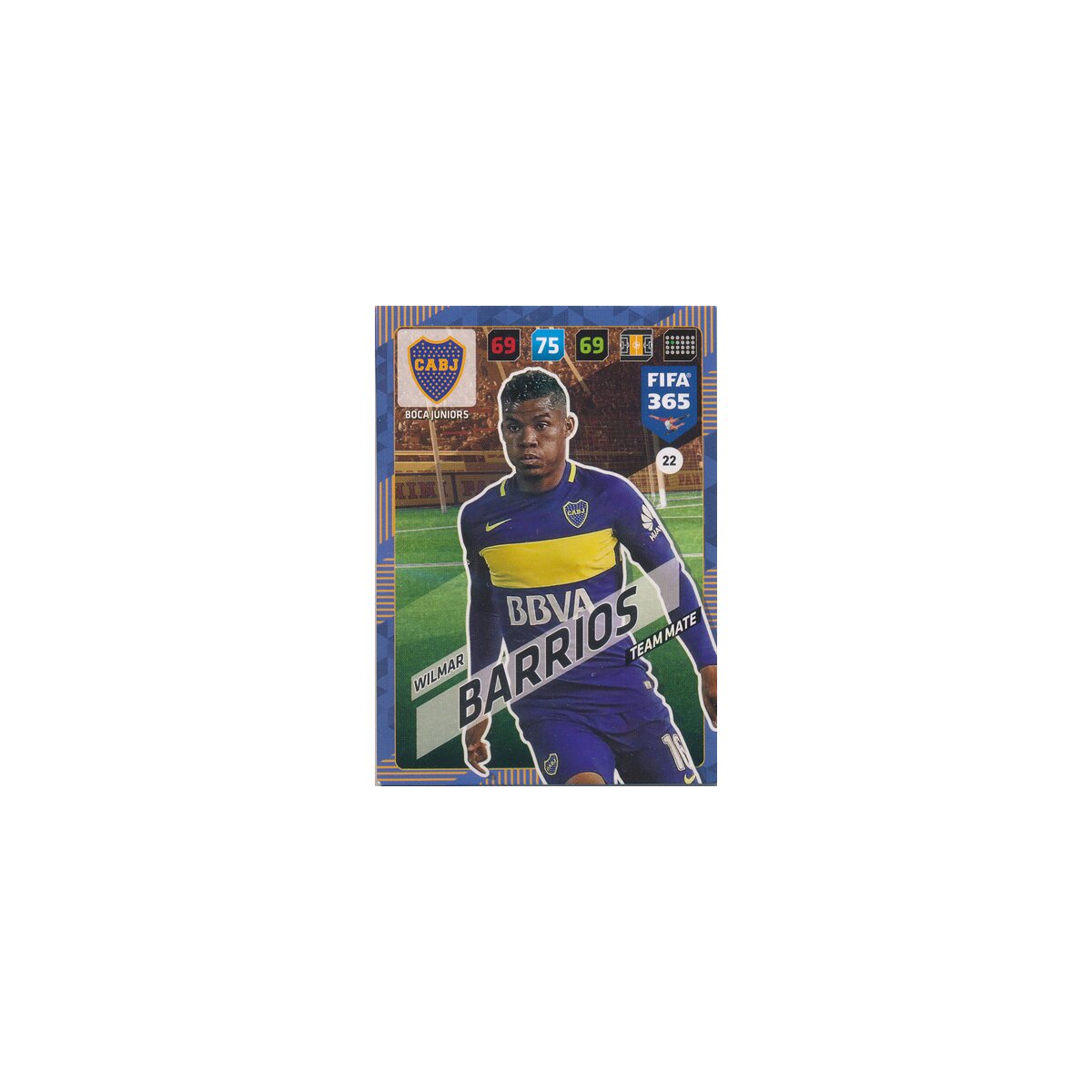 Fifa 365 Cards 2018 - 022 - Wilmar Barrios - Boca Juniors, 0,39