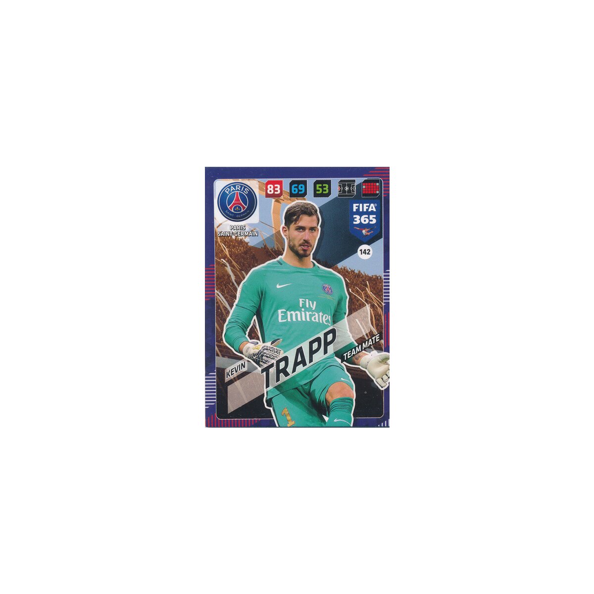 Fifa 365 Cards 2018 - 142 - Kevin Trapp - Paris Saint-Germain, 0,39