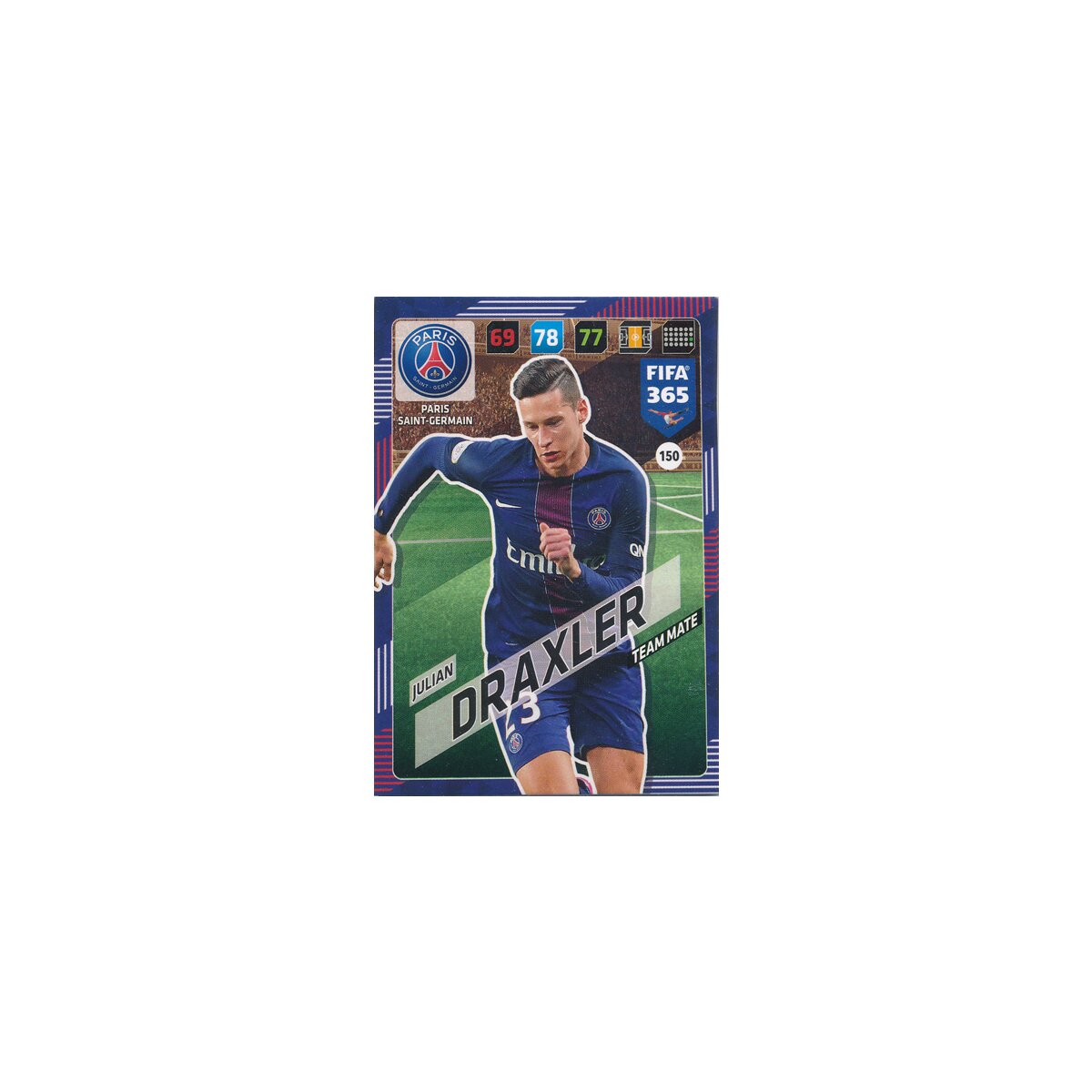 Fifa 365 Cards 2018 - 150 - Julian Draxler - Paris Saint-Germain, 0,3