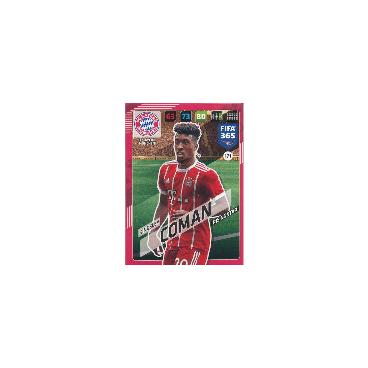 Fifa 365 Cards 2018 - 171 - Kingsley Coman - FC Bayern München - Risi