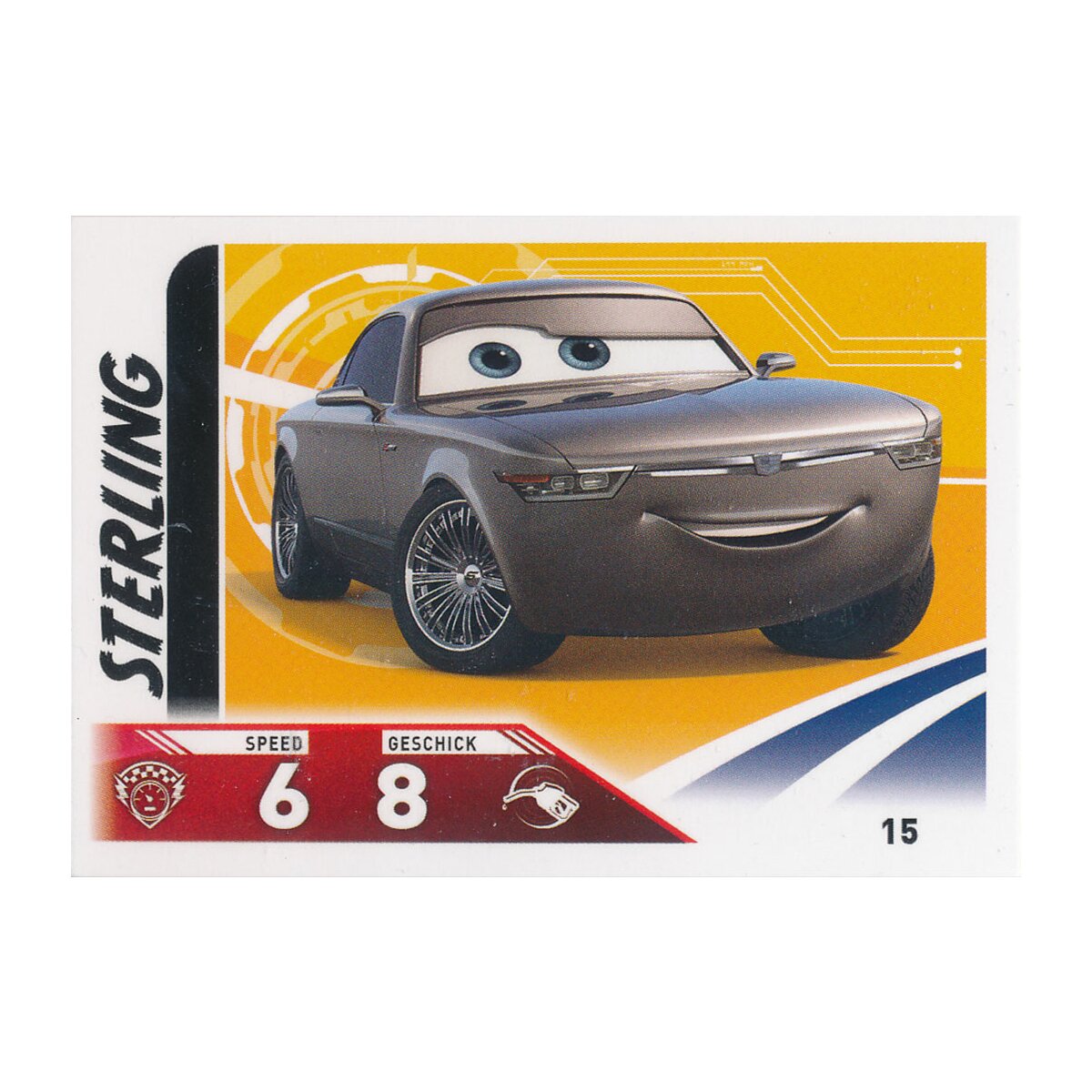 Cars 3 - Trading Cards - Karte 15, 0,39