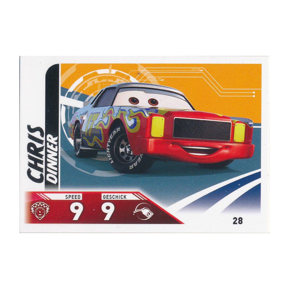 Cars 3 - Trading Cards - Karte 28, 0,39