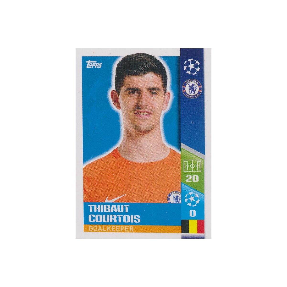 CL1718 - Sticker 120 - Thibaut Courtois - Chelsea FC, 0,69