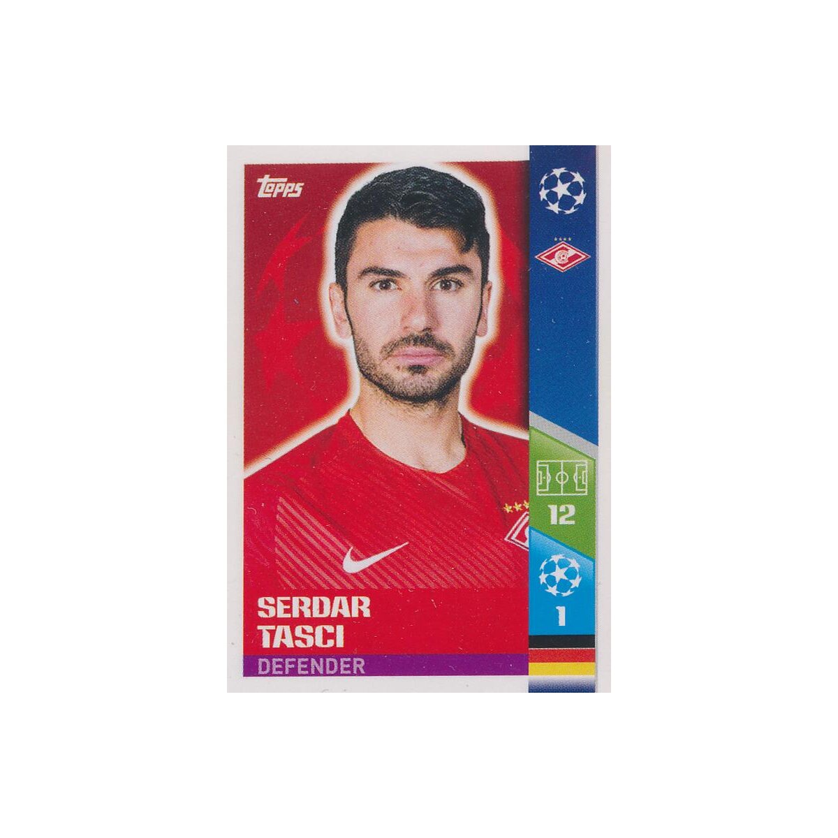 CL1718 - Sticker 278 - Serdar Tasci - FC Spartak Moskva, 0,69