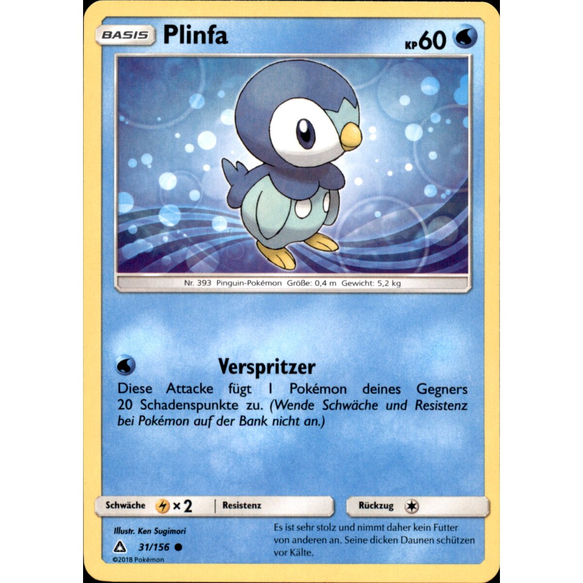 31/156 Plinfa - Sonne und Mond - Ultra-Prisma, 0,22