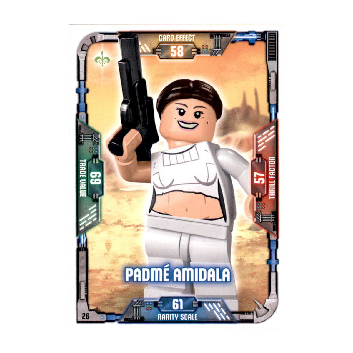 26 - Padme Amidala - LEGO Star Wars Serie 1, 0,39