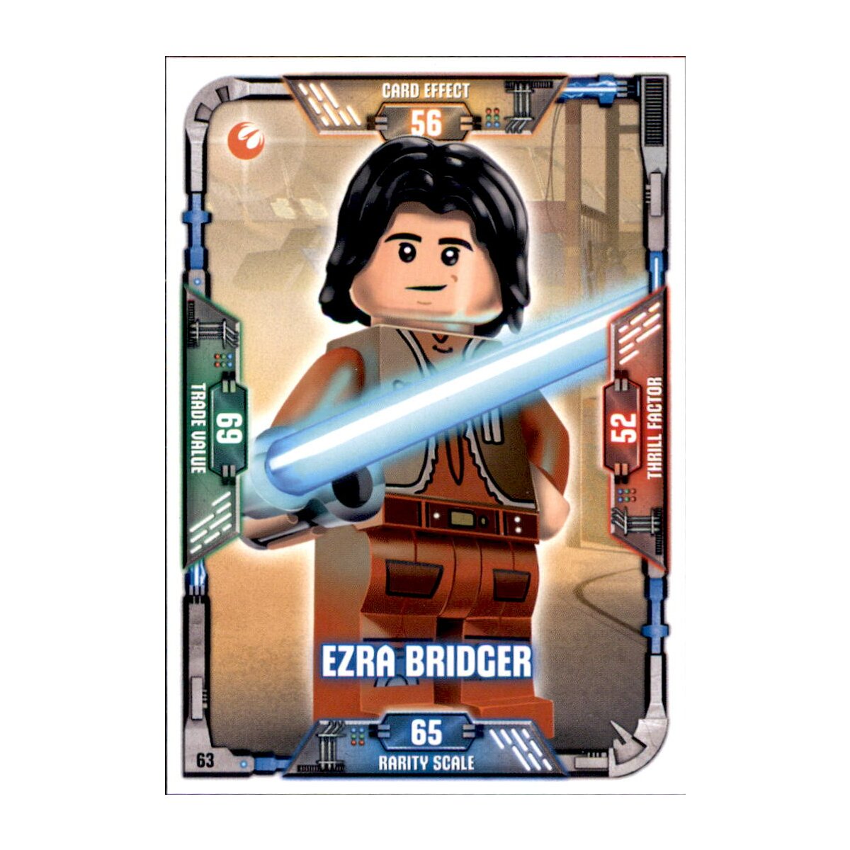 63 - Ezra Bridger - LEGO Star Wars Serie 1, 0,39