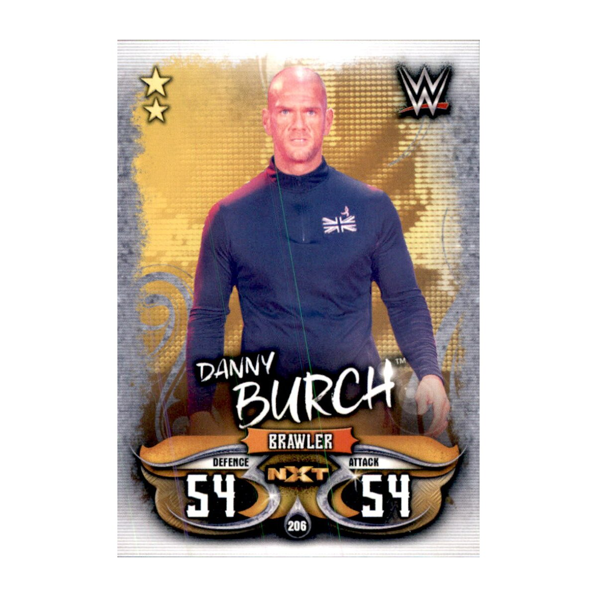 Karte 206 - Danny burch - NXT - WWE Slam Attax - LIVE, 0,49