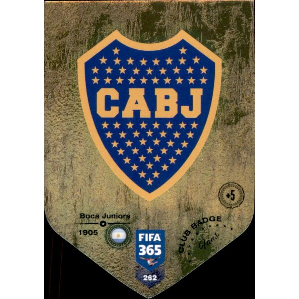Fifa 365 Cards 2019 - 262 - Club Badge - Boca Juniors, 0,79