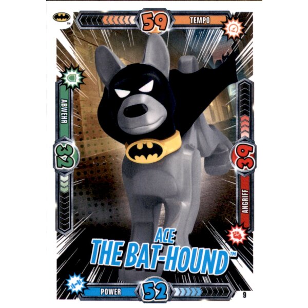 LEGO Batman Movie Karten Nr. 9 - Ace the Bat-Hound, 1,19