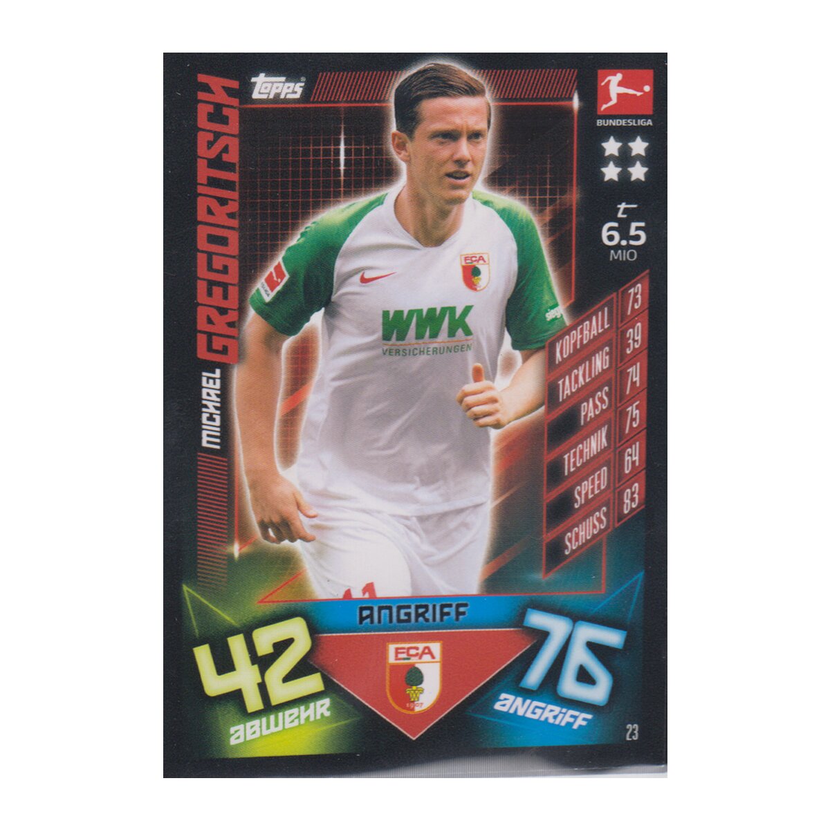 23 - Michael Gregoritsch - 2019/2020, 0,39
