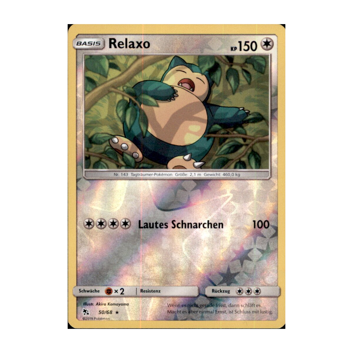50/68 - Relaxo - Verborgenes Schicksal - Reverse Holo