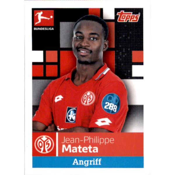 TOPPS Bundesliga 2019/2020 - Sticker 198 - Jean-Philippe Mateta, 0,39