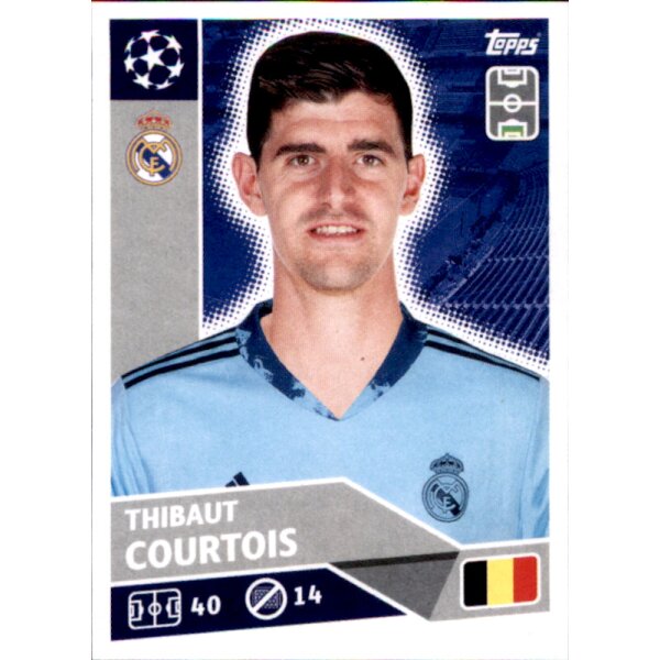 Sticker RMA3 - Thibaut Courtois - Real Madrid, 0,39