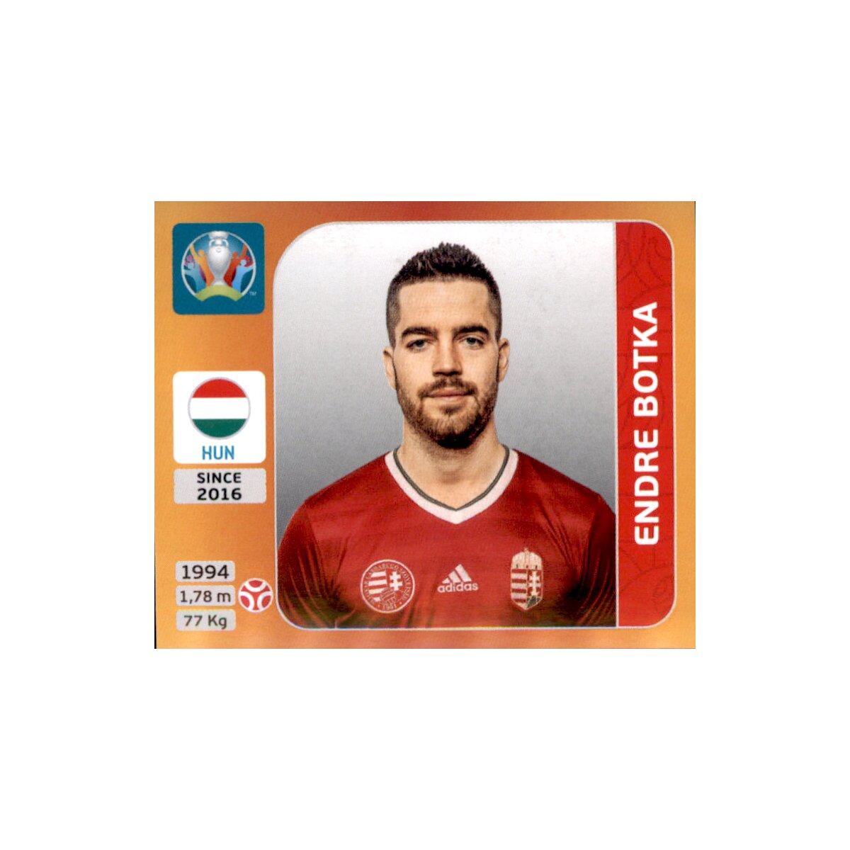 Panini EM 2020 Tournament 2021 - Sticker 629 - Endre Botka - Ungarn,