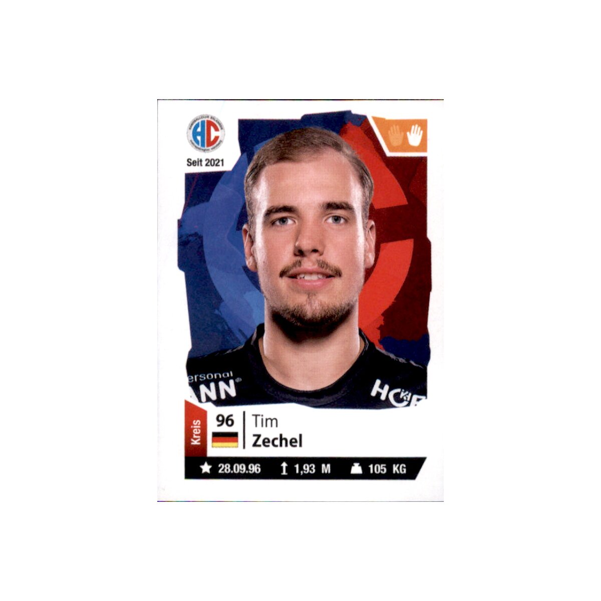 Handball 2021/22 Hybrid - Sticker 234 - Tim Zechel, 0,39