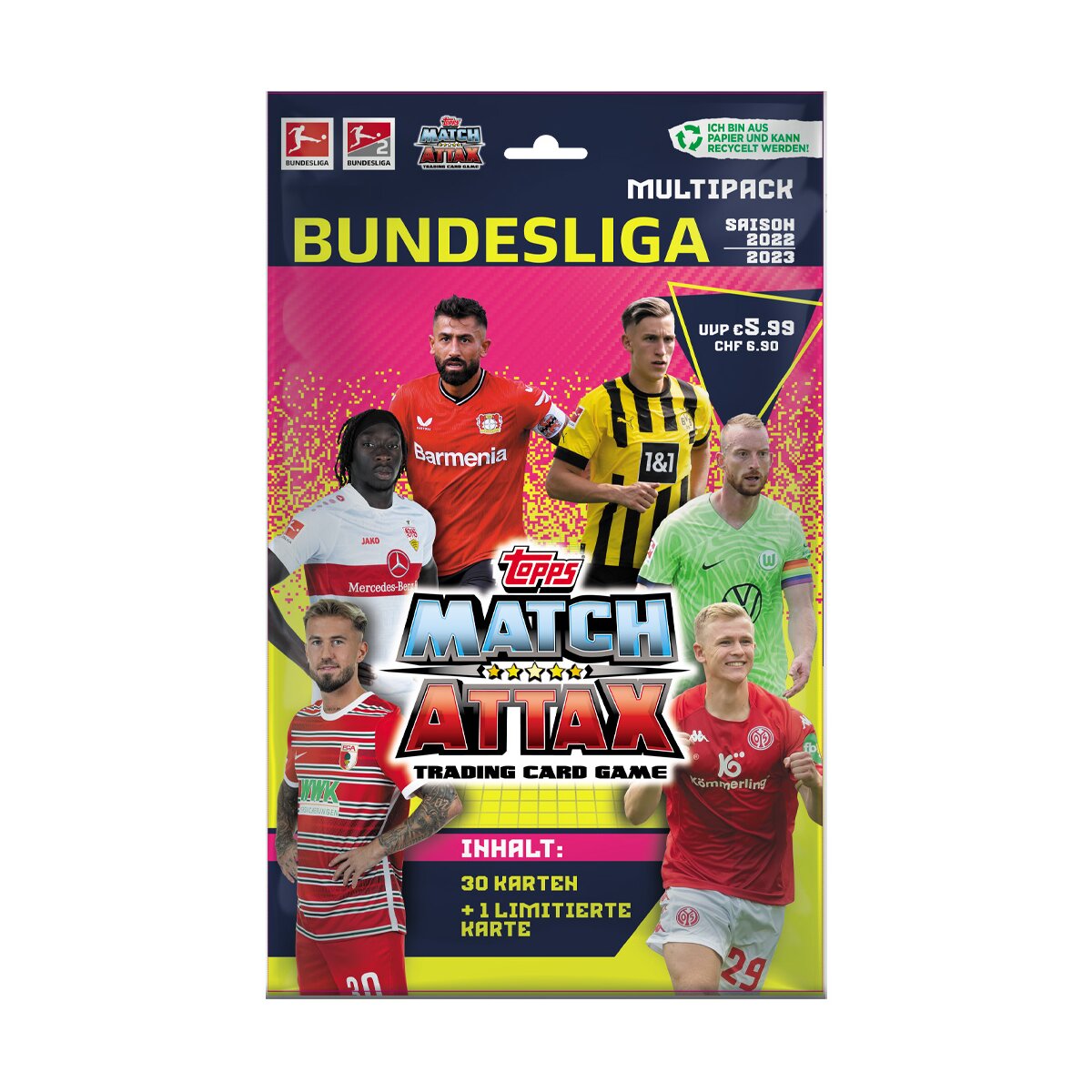 Topps Match Attax 2022/23 - 1 Multipack, 6,99 Topps Match Attax 2022/23 - 1 Multipack, 6,99