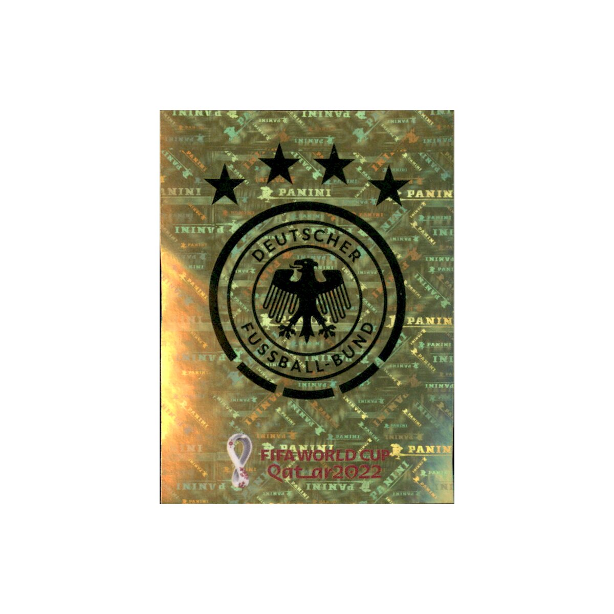 Panini WM 2022 Qatar - Sticker GER2 - Team Logo - Deutschland, 0,79