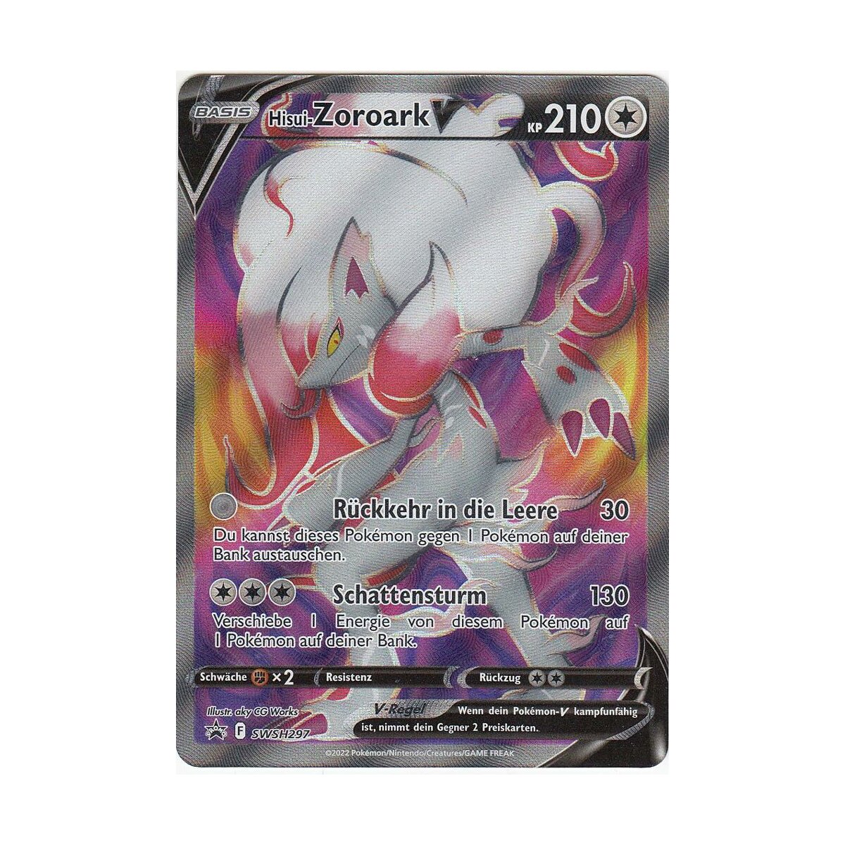 SWSH297 - Hisui-Zoroark V - Promokarte - Deutsch, 3,81