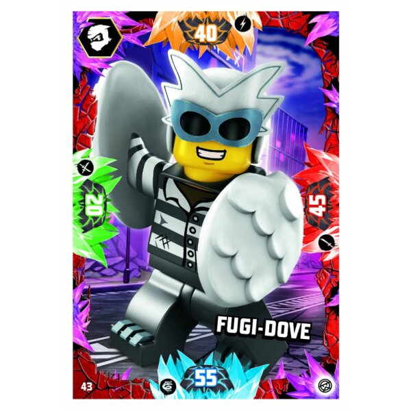 43 - Fugi-Dove - Helden Karte - Serie 8, 0,39