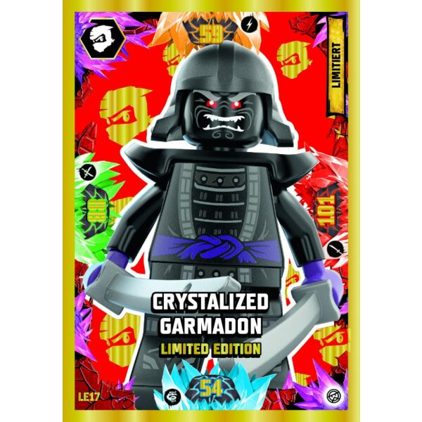 LE17 - Crystalized Garmadon - Limitierte Karte - Serie 8, 1,89