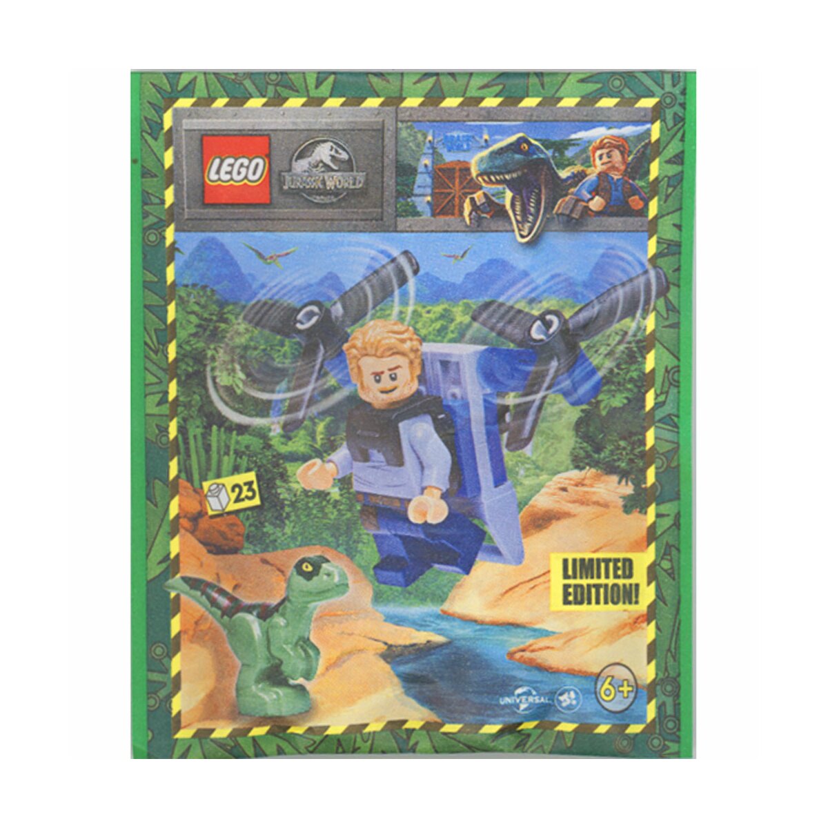 Blue Ocean - LEGO Jurassic World - Sammelfigur Baby Dino + Owen Grady