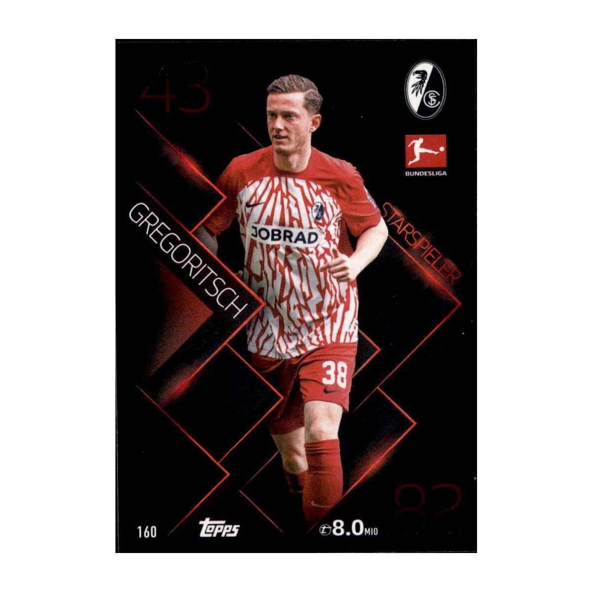 160 - Michael Gregoritsch - Star Spieler - 2023/2024, 1,29