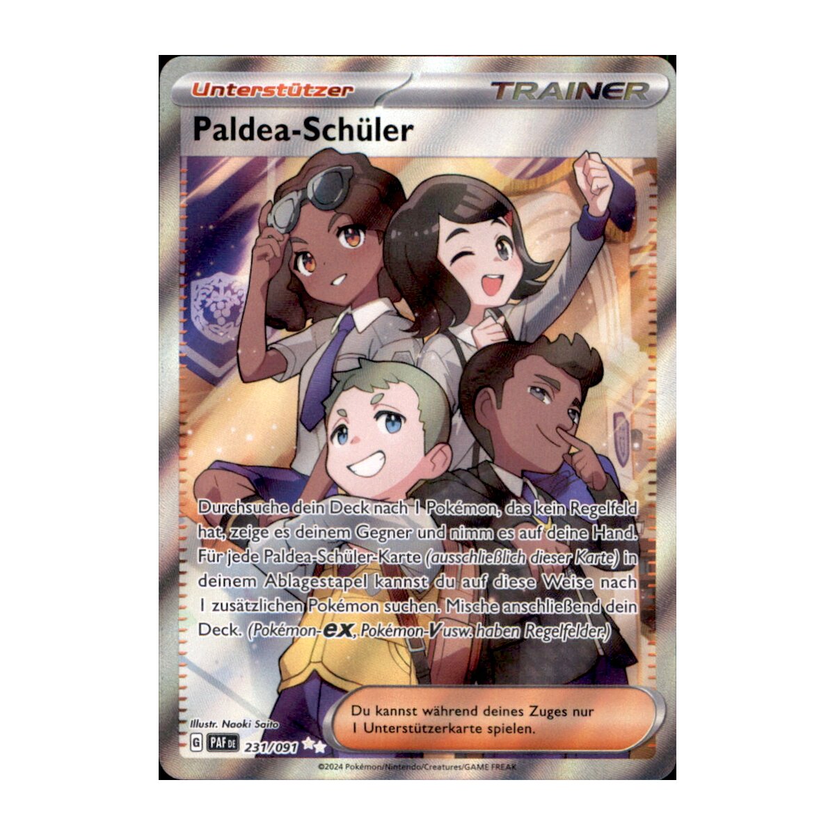 231/091 - Paldea-Schüler - Ultra Rare - PAF Paldeas Schicksale, 0,49
