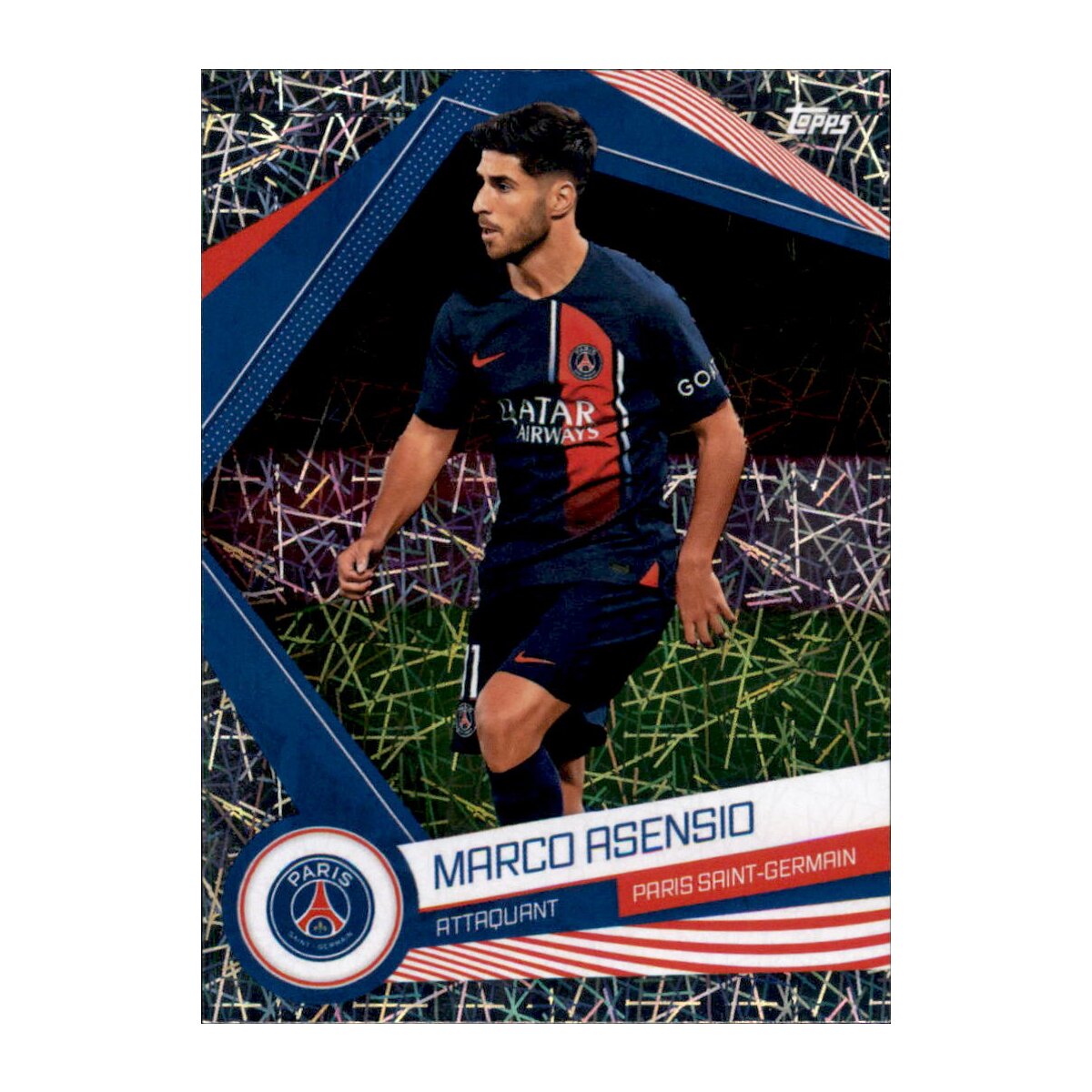 PSG-17 Marco Asensio - Base Set Electro Parallel - Paris Saint Germai, 3,99