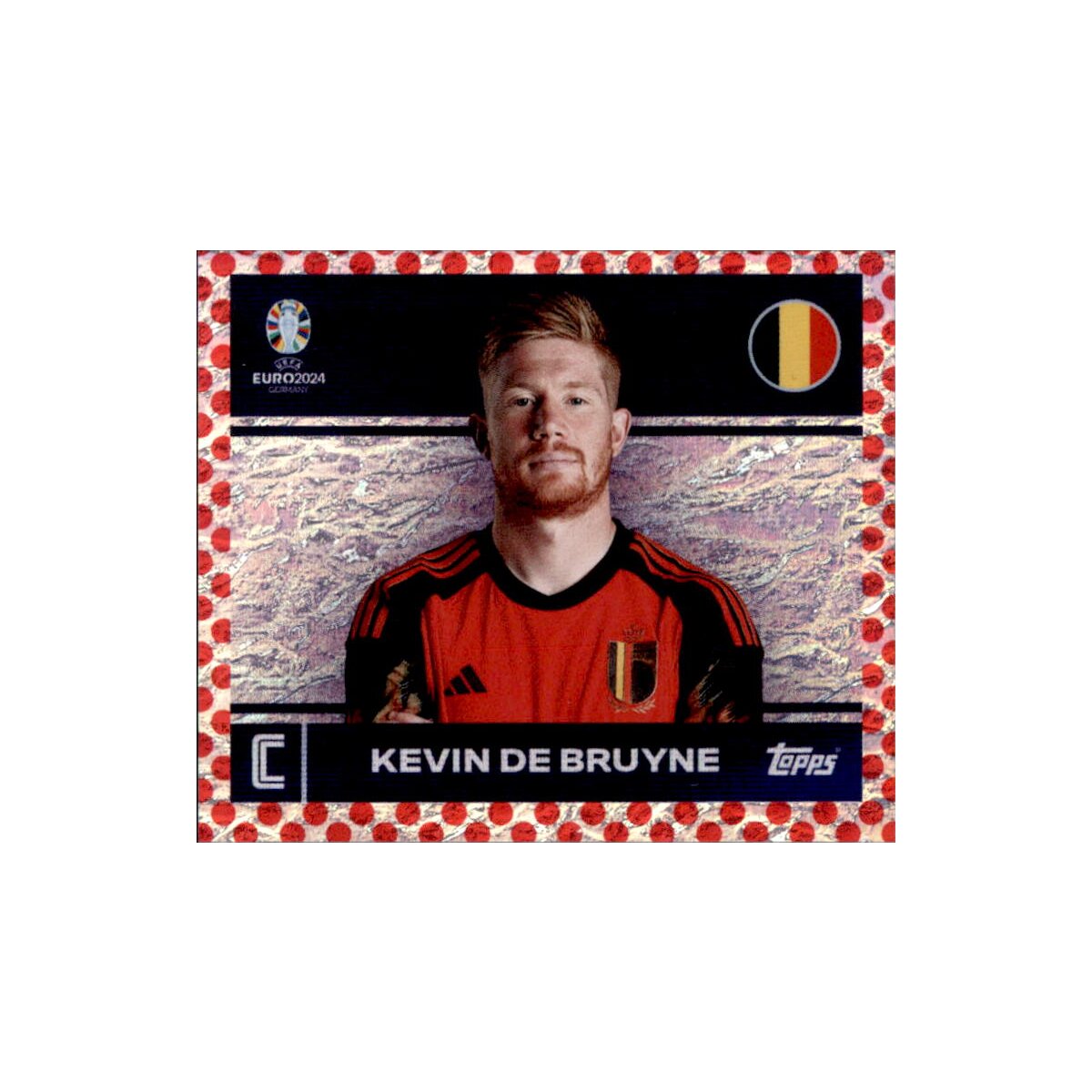 BEL 2 - Kevin de Bruyne - Captain - EURO BORDER - 2024, 3,79