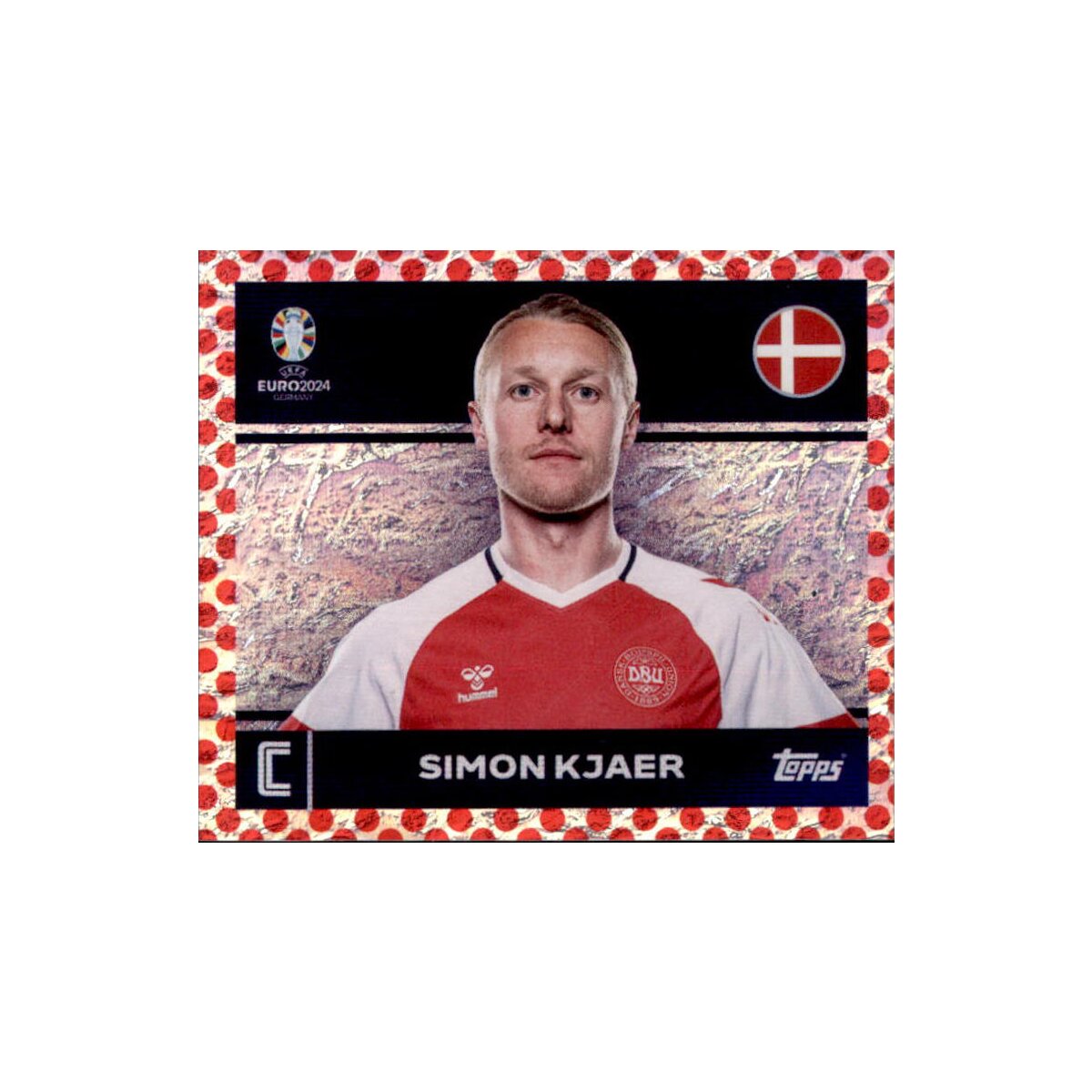 DEN 2 - Simon Kjaer - Captain - EURO BORDER - 2024, 2,99