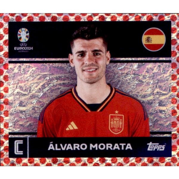 ESP 2 - Alvaro Morata - Captain - EURO BORDER - 2024, 2,79