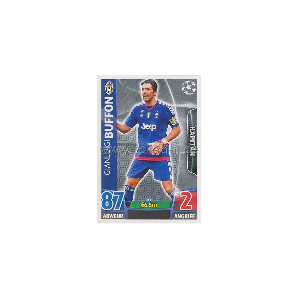CL1516-451 - Gianluigi Buffon - Base Card, 3,99