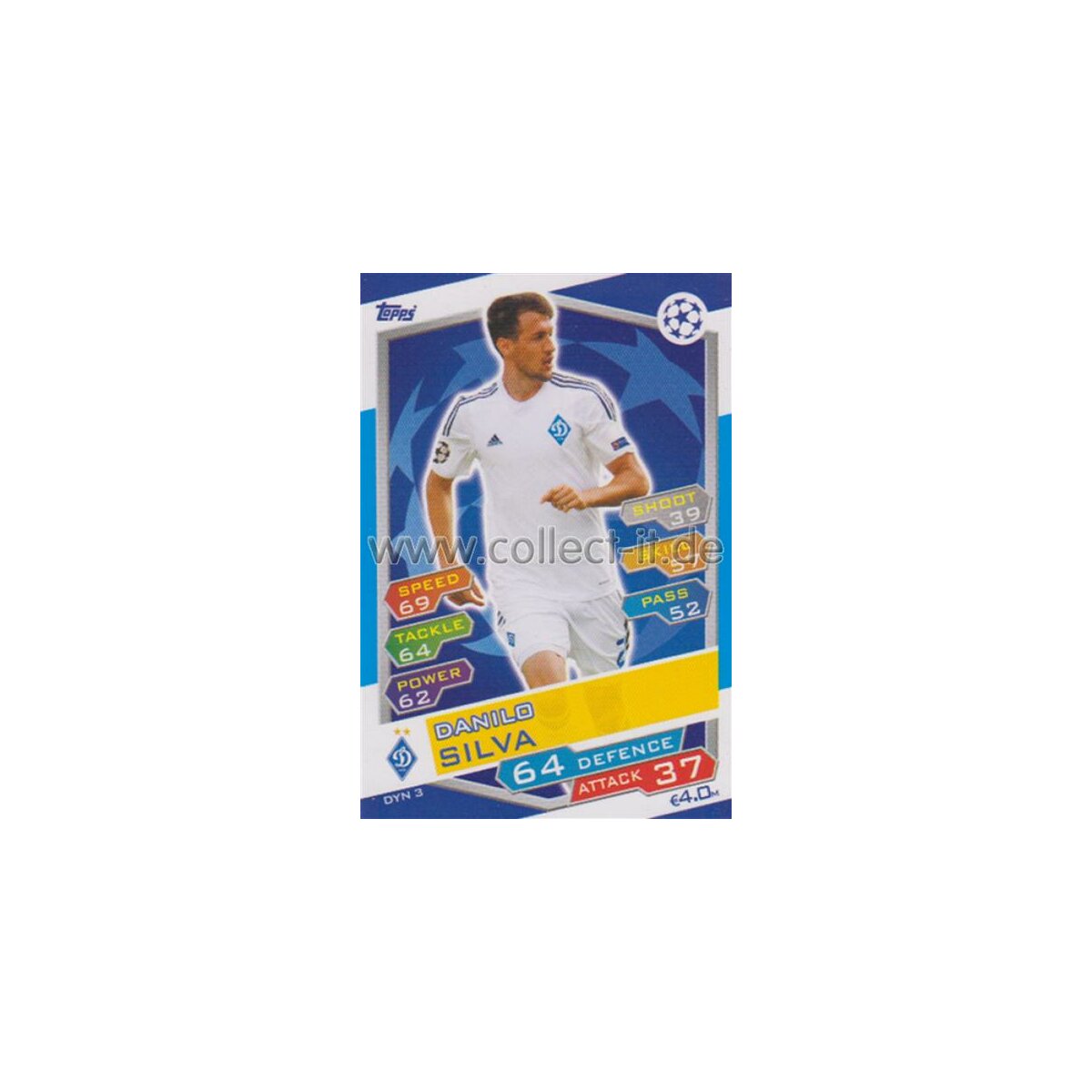 CL1617-DYN-003 - Danilo Silva - FC Dynamo Kyiv, 0,49 CL1617-DYN-003 - Danilo Silva - FC Dynamo Kyiv, 0,49